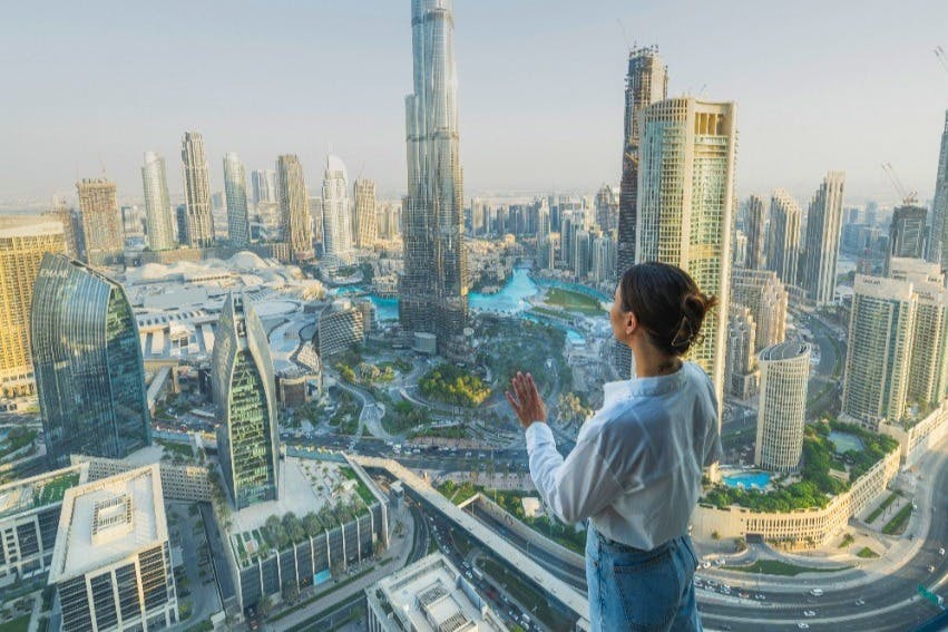 Burj Khalifa Top View Photos