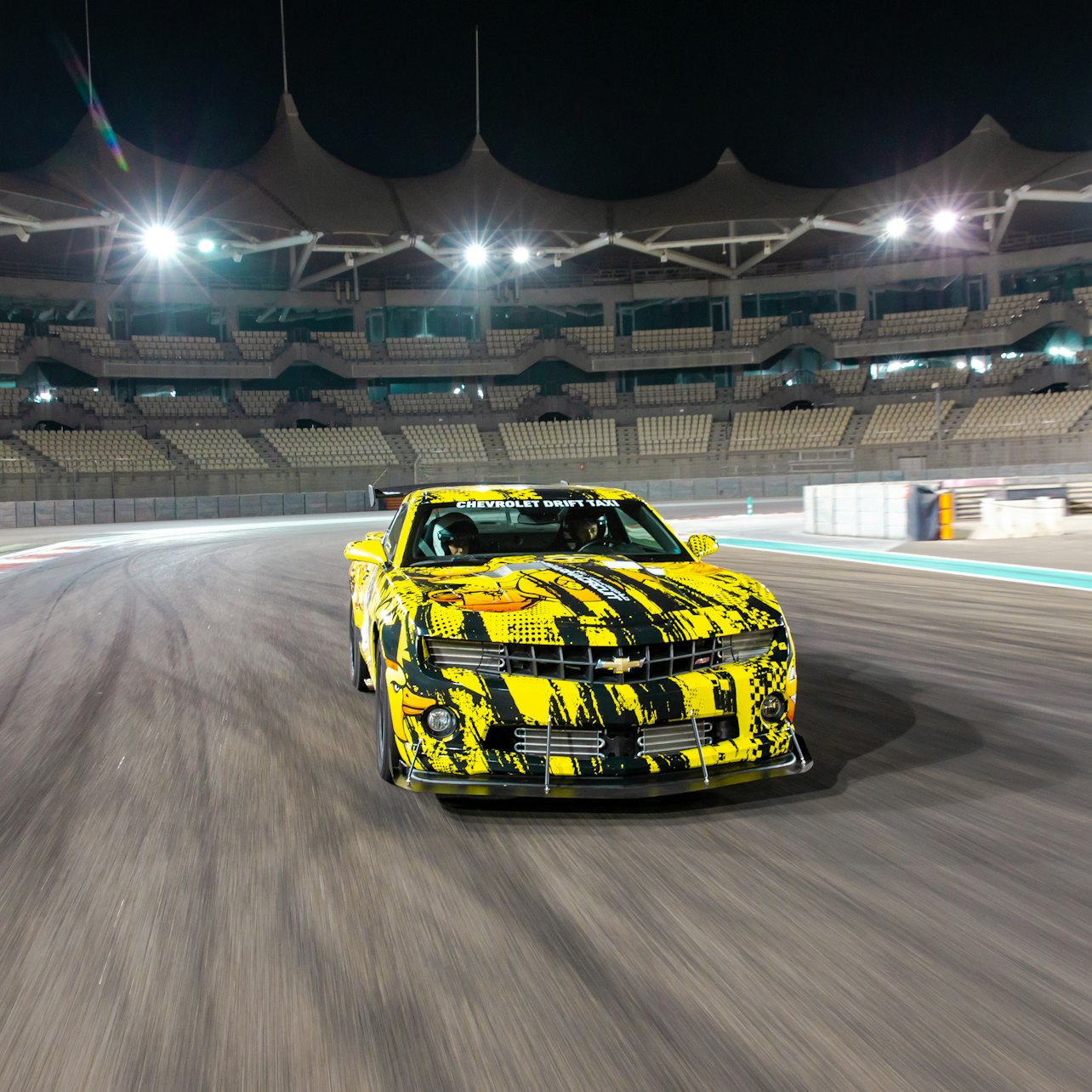 Yas Marina Chevrolet Drift Taxi Passenger Experience in Abu Dhabi | Pelago