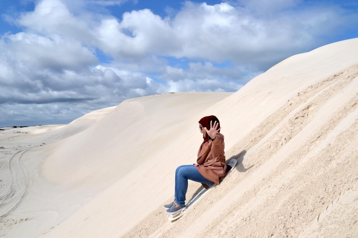 Sand Og Vannblanding Vann I Grus Og Sand