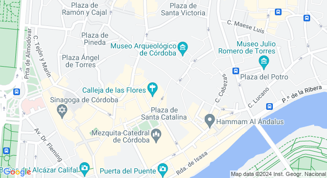 Cordoba walking tour map | Oldtravelbag.com
