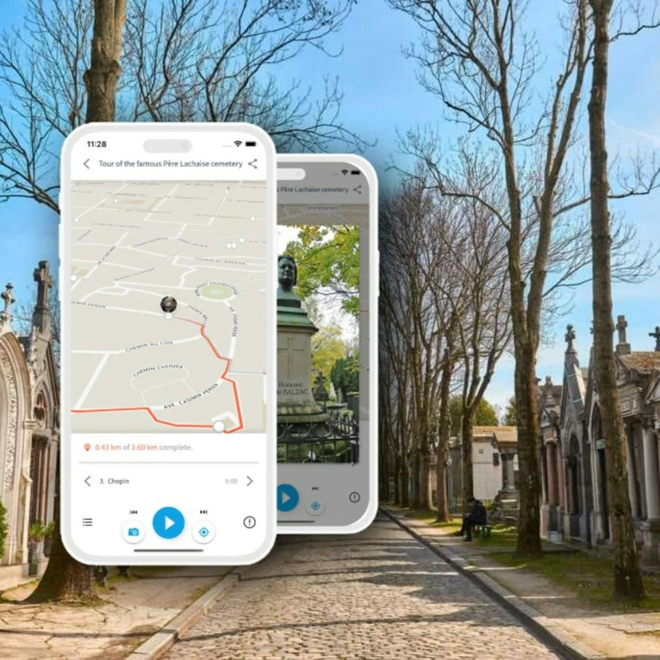 Audio Guide App for Your Smartphone: Père Lachaise Cemetery Walking ...