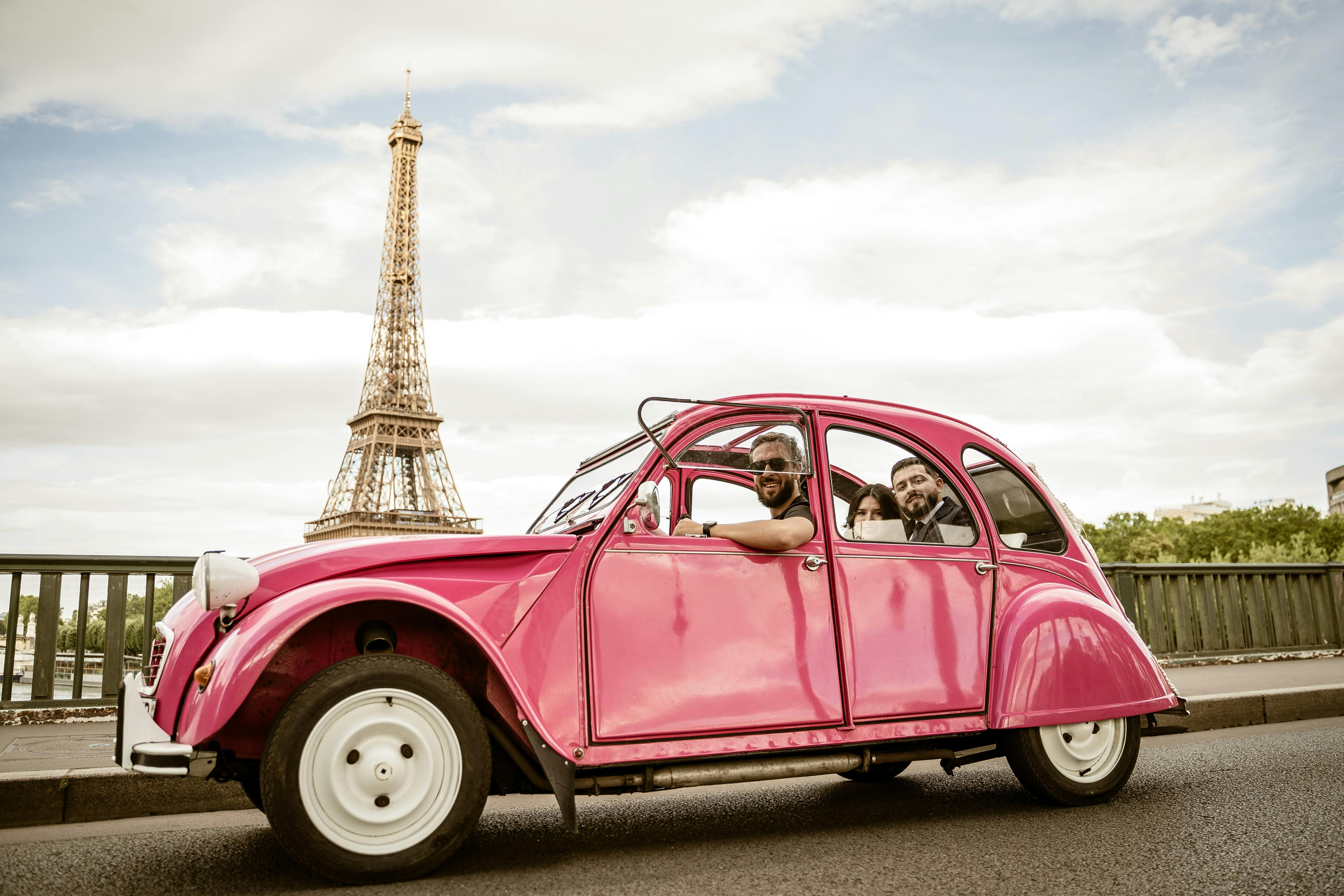 Paris: Private Tour in Pink Citroën 2CV in Paris | Pelago