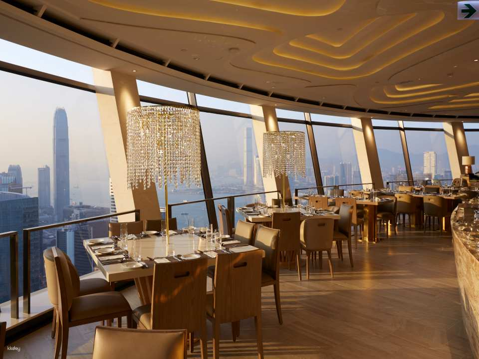 홍콩의 The Grand Buffet｜Wan Chai｜Only 360° revolving restaurant in Hong ...