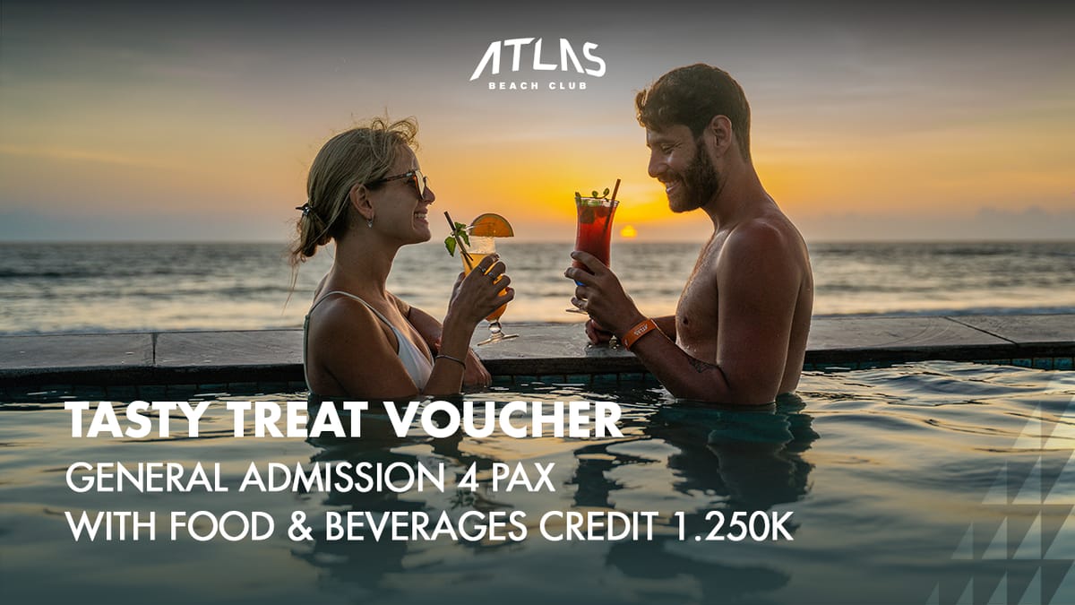 General Admission Atlas Beach Club in Bali | Pelago
