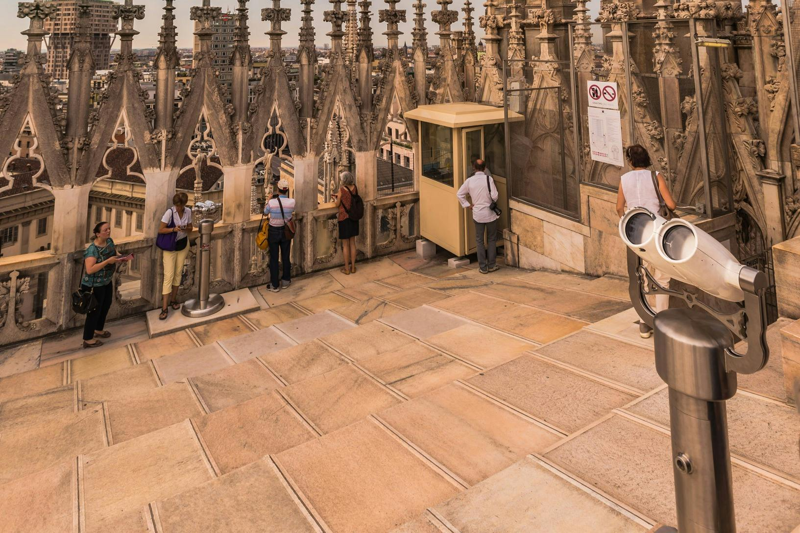 Milan Cathedral Rooftop Lift