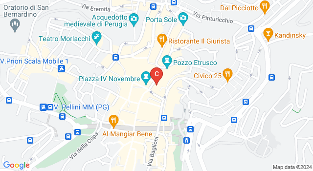 Il Mangiare Bene Perugia Map
