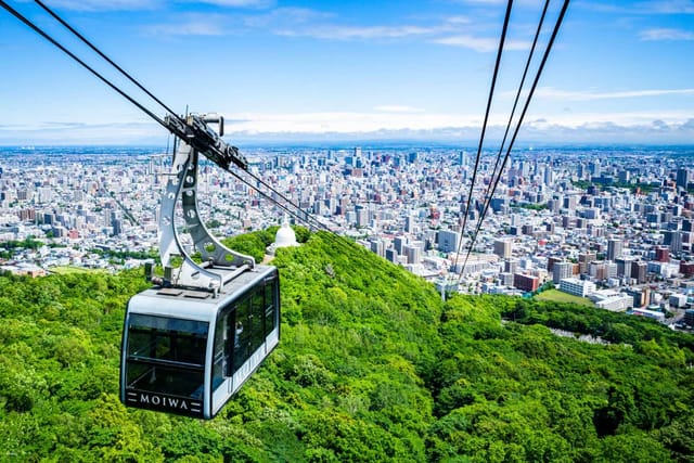 Sapporo Mt.Moiwa Ropeway / Mini Cable Car Round-trip Ticket | Sapporo ...