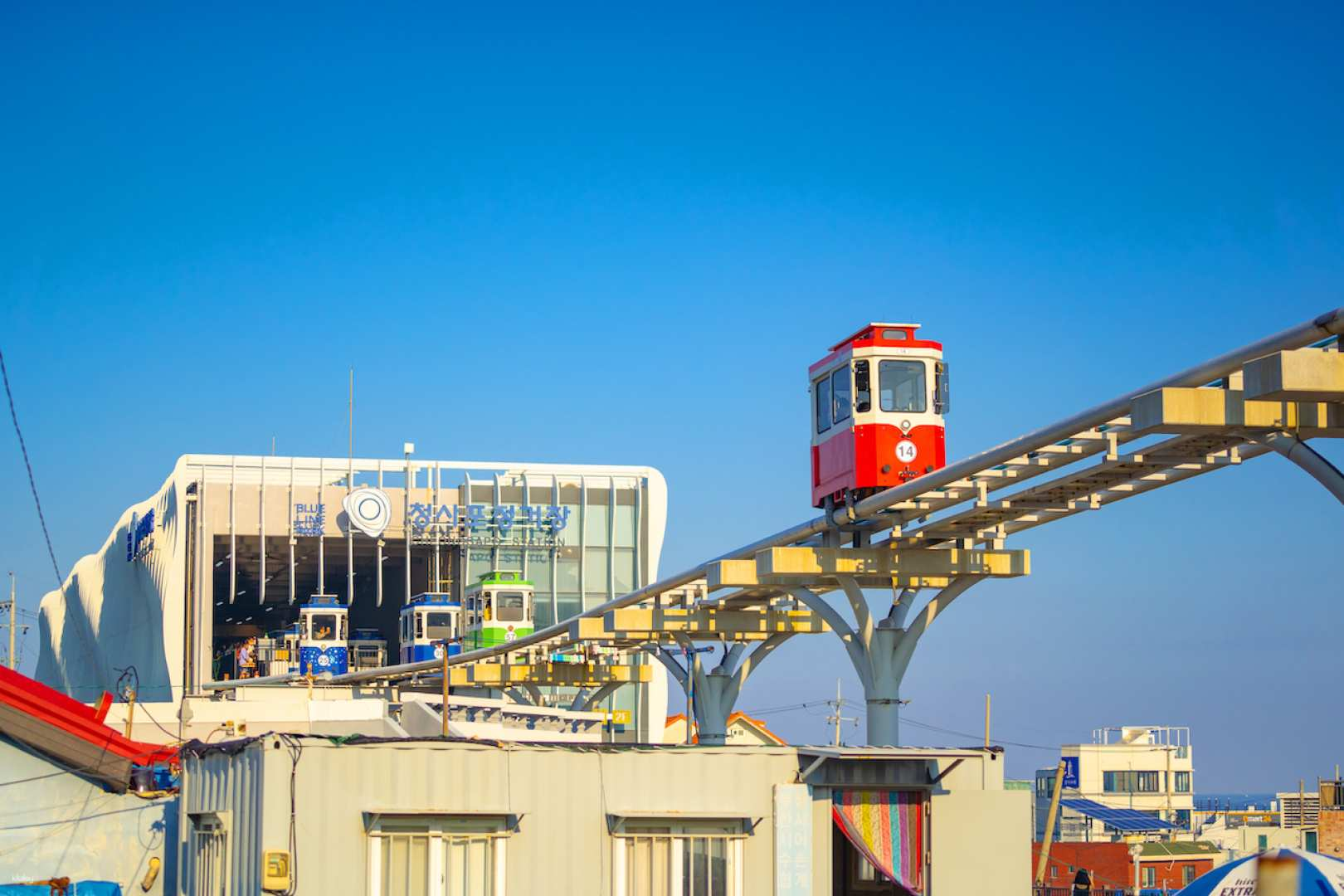 Beach Train Tickets | Haeundae Blueline Park in Busan | Pelago