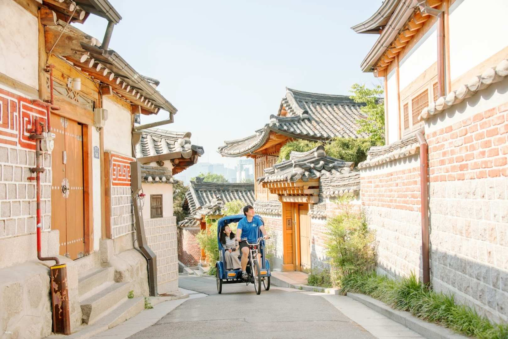 Seoul Private Pedicab Tour : Bukchon Anguk Jongno Hanok Village in ...
