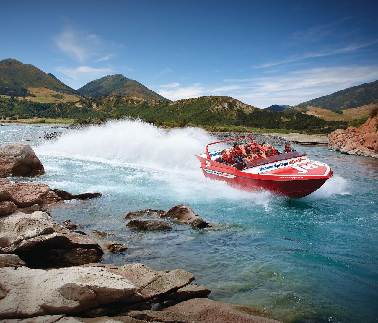 Hanmer Springs Jet Boat Agent in Canterbury | Pelago