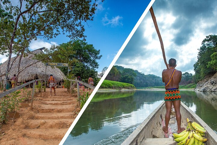 パナマシティ の Embera Indian Village Meeting Locals and Learning their ...