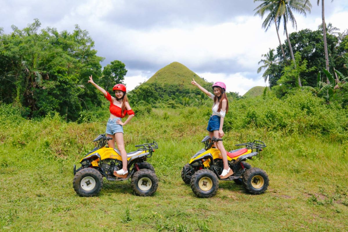 Bohol Island adventure tour reservation from Cebu Zip bike / buggy experience Japanese guide ...