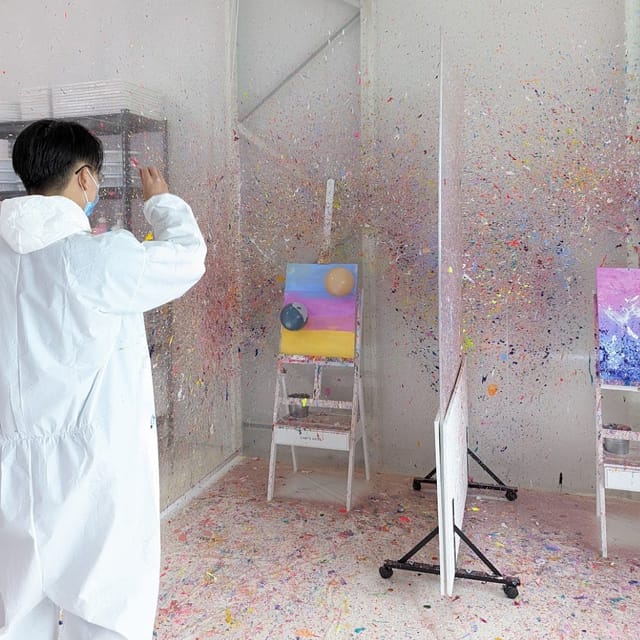 splatter art studio