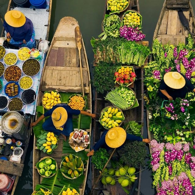 Damnoen Saduak Floating Market with Paddle Boat Ride in Bangkok | Pelago