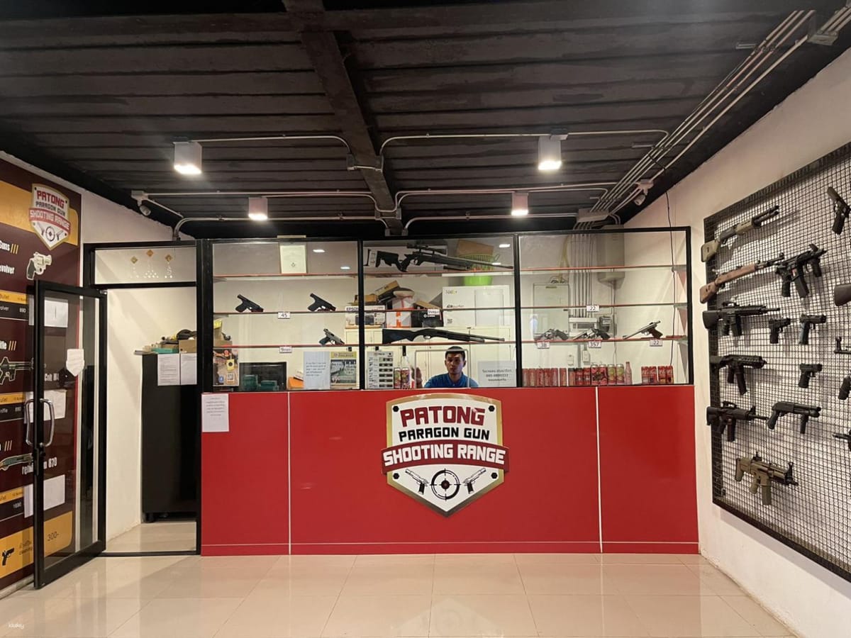 Phuket Patong Paragon Gun Shooting Range Experience | Thailand ใน ...