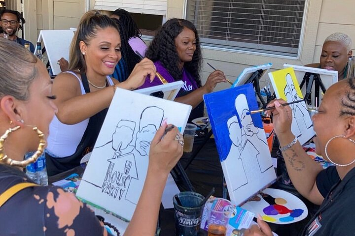 Hip Hop, R&B Paint and Sip Party Experience in Houston | Pelago