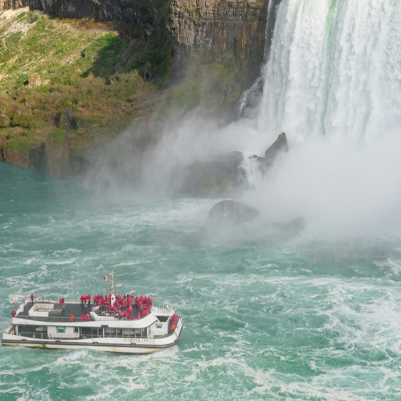 Niagara Falls: Boat Cruise with Skylon Tower + Journey Behind the Falls ...