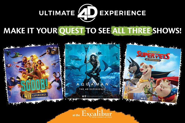 Ultimate 4D Experience at the Excalibur Hotel and Casino in Las Vegas ...