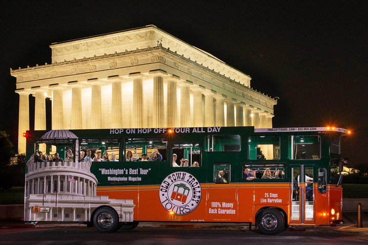 Washington DC Monuments by Moonlight Tour by Trolley in Washington D.C ...