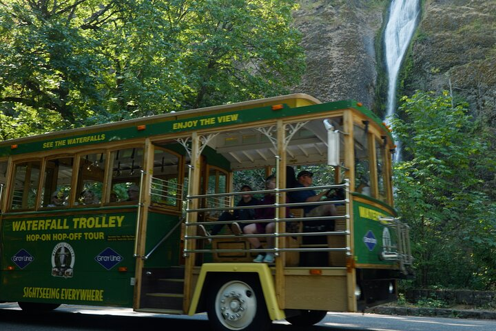 Waterfall Hop-On Hop-Off Trolley Tour Multnomah Falls Day Pass in ...