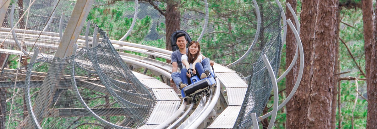 Datanla New Alpine Coaster Experience in Da Lat | Vietnam ใน ดาลัด | Pelago